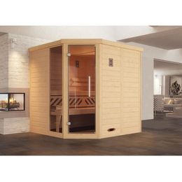 Weka Design-Sauna 528 GTF Gr.1 ohne Ofen