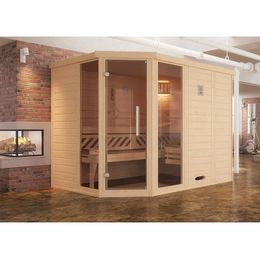 Weka Design-Sauna 528 GT2F Gr.2 ohne Ofen