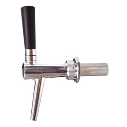 ich-zapfe Zapfhahn, Bierzapfhahn, Schankhahn, Kolbenschankhahn aus Chromnickelstahl, Modell - C-TAP, NW 10mm, Poliert