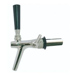 ich-zapfe Zapfhahn, Kompensatorhahn, Bierzapfhahn, Schankhahn aus Chromnickelstahl, Modell - P3500, Poliert
