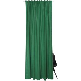 Vorhang Neo, Esprit, verdeckte Schlaufen (1 St), blickdicht, aus nachhaltiger Baumwolle, blickdicht, grün