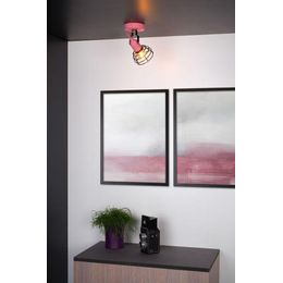 Lucide Pola Deckenleuchte Pink, Schwarz, 1-flammig