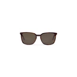 Tom Tailor Herren Sonnenbrille mit Metallelementen, grün, Logo Print, Gr. ONESIZE