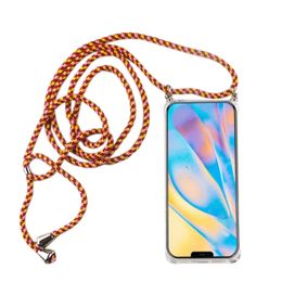 König Design König Design Handyhülle Apple iPhone 12 Pro Max, Apple iPhone 12 Pro Max Handykette Handyhülle Umhängetasche Transparent, beige