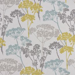 OTTO Stoff Clarke & Clarke DekostoffBlumen Gräser Mineral blau grün grau 138cm