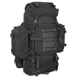 Mil-Tec Rucksack Teesar mit Frontzugang 100 Liter schwarz