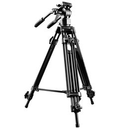 WALIMEX pro EI-9901 Video-Pro-Stativ, 138cm