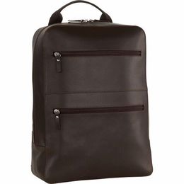 Leonhard Heyden Dakota Rucksack Leder 42 cm Laptopfach braun