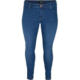 ZIZZI Jeggings Damen Gr&ouml;&szlig;e 46/48 blue denim