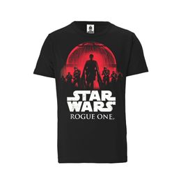 logoshirt T-Shirt Herren Gr&ouml;&szlig;e XL rot / schwarz / wei&szlig;