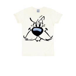 logoshirt T-Shirt 'Idefix' Herren Gr&ouml;&szlig;e S blau / schwarz / wei&szlig;