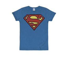 logoshirt T-Shirt 'Superman' Herren Gr&ouml;&szlig;e M blau