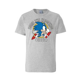 logoshirt Shirt 'Sonic The Hedgehog - 1991' female Grey size XXL