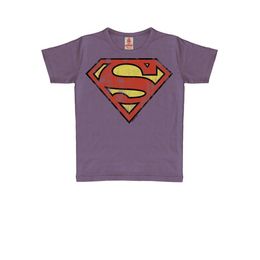 logoshirt Shirt 'Superman Logo' boy Purple size 122/134