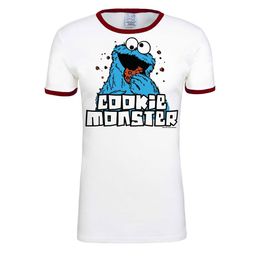 logoshirt Shirt 'Kr&uuml;melmonster' male White size M