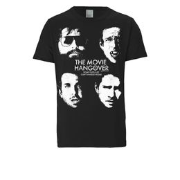 logoshirt T-Shirt 'Hangover - Some Guys' Herren Gr&ouml;&szlig;e XS hellgrau / schwarz / wei&szlig;