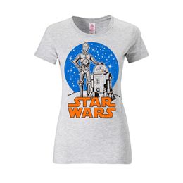 logoshirt Shirt 'R2-D2 & C-3PO' female Grey size S