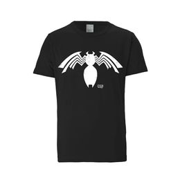 logoshirt T-Shirt 'Venom' Herren Gr&ouml;&szlig;e XXXL schwarz / wei&szlig;