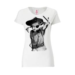 logoshirt Shirt 'Pirate' female White size M
