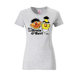 logoshirt Shirt 'Ernie & Bert' female Grey size M