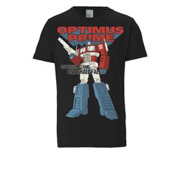 logoshirt T-Shirt "Transformers" Herren Gr&ouml;&szlig;e XXXL rauchblau / rot / schwarz