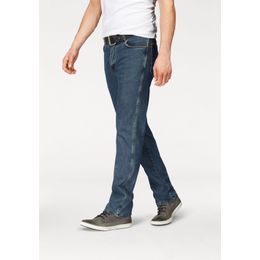 Stretch-Jeans Wrangler "Durable" Gr. 32, Länge 32, blau (stonewash) Herren Jeans Stretch