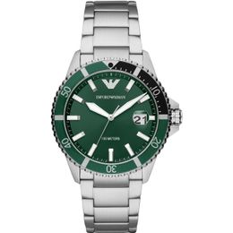 Quarzuhr Emporio Armani "AR11338" Armbanduhren silberfarben Herren Quarzuhren