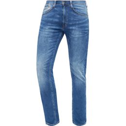 5-Pocket-Jeans Mustang "Oregon Tapered K" Gr. 30, Länge 34, blau (blue) Herren Jeans 5-Pocket-Jeans