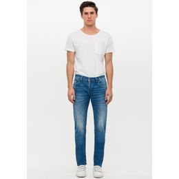 Tapered-fit-Jeans LTB "SERVANDO X D" Gr. 32, Länge 32, blau (cletus wash) Herren Jeans Tapered-Jeans