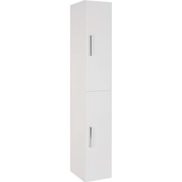 Hochschrank Optifit "Ava" Schränke Gr. B/H/T: 30 cm x 179 cm x 35 cm, 2 St., weiß (weiß glanz) Badmöbelserien