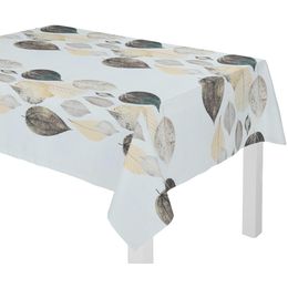 Tischdecke WIRTH "MAREK" Tischdecken Gr. B/L: 130 cm x 190 cm, eckig, grau Tischdecken