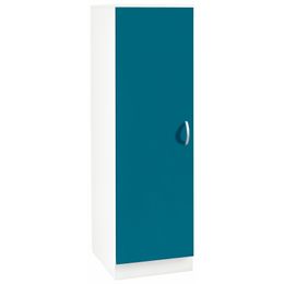 Wiho-Küchen Seitenschrank WIHO KÜCHEN "Flexi" Schränke Gr. B/H/T: 50 cm x 165 cm x 60 cm, blau (front: ozeanblau, korpus: weiß) Seitenschränke