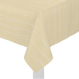 Tischdecke WIRTH "LANGWASSER" Tischdecken Gr. B/L: 130 cm x 220 cm, eckig, beige Tischdecken