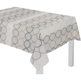 Tischdecke WIRTH "ZIRBELLO" Tischdecken Gr. B/L: 130 cm x 220 cm, eckig, braun Tischdecken