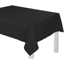 Tischdecke WIRTH "NEWBURY" Tischdecken Gr. B/L: 130 cm x 190 cm, eckig, schwarz Tischdecken