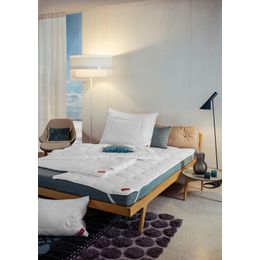 Kunstfaserbettdecke Hefel "Wellness Vitasan" Bettdecken Gr. B/L: 155 cm x 220 cm, leicht, weiß Steppbettdecke