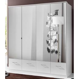 Kleiderschrank wimex "Imago" Schränke Gr. B/H/T: 180 cm x 199 cm x 58 cm, mit Schubkästen, 4 St., weiß Kleiderschränke