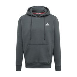 Alpha Industries Sweatshirt Herren Gr&ouml;&szlig;e XXL dunkelgrau / wei&szlig;