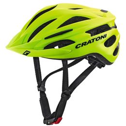 Mountainbikehelm Cratoni "MTB-Fahrradhelm Pacer" Gr. 54, grün (lime matt), Helme, 54/58 Kopfumfang: 54cm - 58cm