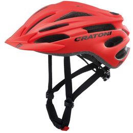 Mountainbikehelm Cratoni "MTB-Fahrradhelm Pacer" Gr. 54, rot (rot matt), Helme, 54/58 Kopfumfang: 54cm - 58cm