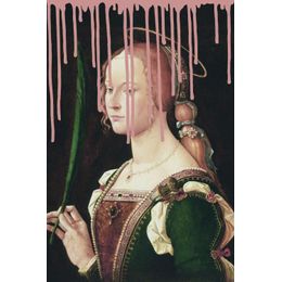 Acrylglasbild queence "Frau" Bilder Gr. B/H/T: 60 cm x 90 cm x 2,4 cm, rosa Acrylglasbilder