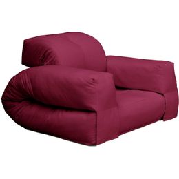Schlafsofa Karup Design "Hippo", bunt (bordeauxrot), B:90cm, Sofas, Schlafsofa