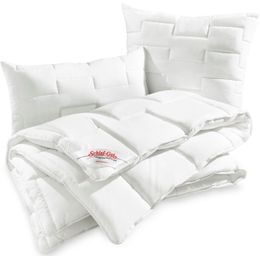 Schlafgut Kunstfaserbettdecke SCHLAF-GUT "Utah" Bettdecken Gr. B/L: 200 cm x 200 cm, normal, weiß Baumwollbettdecken