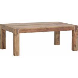 Couchtisch GUTMANN FACTORY "Inka" Tische Gr. B/H/T: 120cm x 45cm x 70cm, braun (sheesham holz)