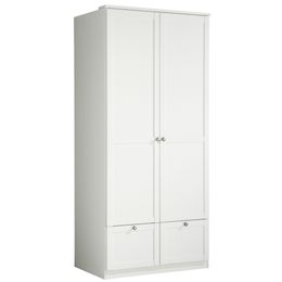 Kleiderschrank wimex "Filou" Schränke Gr. B/H/T: 90 cm x 198 cm x 58 cm, mit Schubkästen, 2 St., weiß