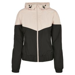 Urban Classics &Uuml;bergangsjacke 'Arrow' Damen Gr&ouml;&szlig;e 5XL beige / schwarz