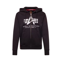 Alpha Industries Sweatjacke Herren Gr&ouml;&szlig;e XXXL schwarz / wei&szlig;