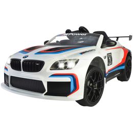 Elektro-Kinderauto Jamara "Ride-on BMW M6 GT3" Elektro-Kinderfahrzeuge weiß Kinder Elektrofahrzeuge