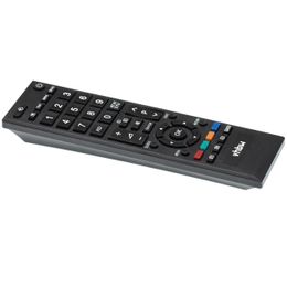 vhbw Fernbedienung (passend für Toshiba 32LV685D, 32LV703, 32LV733, 32LV733G, 32LV833G, 32RV625D, 32RV626D TV, Video Audio & Konsole), schwarz