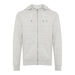 Blend Zip-Up Hoodie male Grey size XXL
